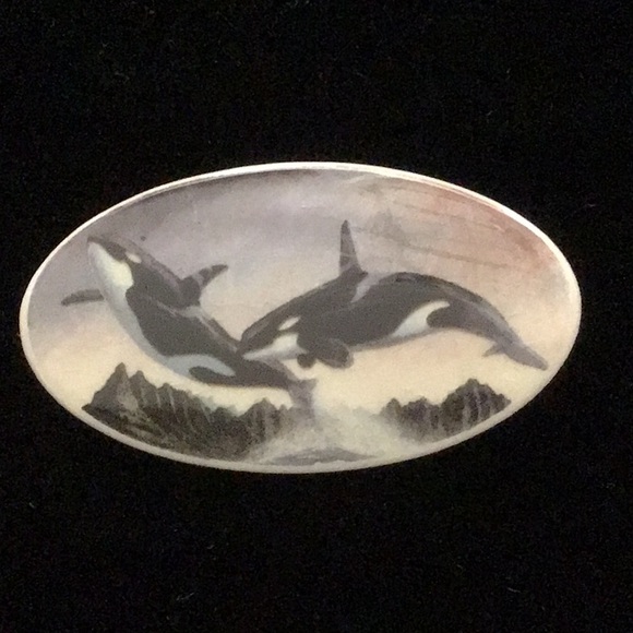 Jewelry | Vintage Orca Brooch | Poshmark